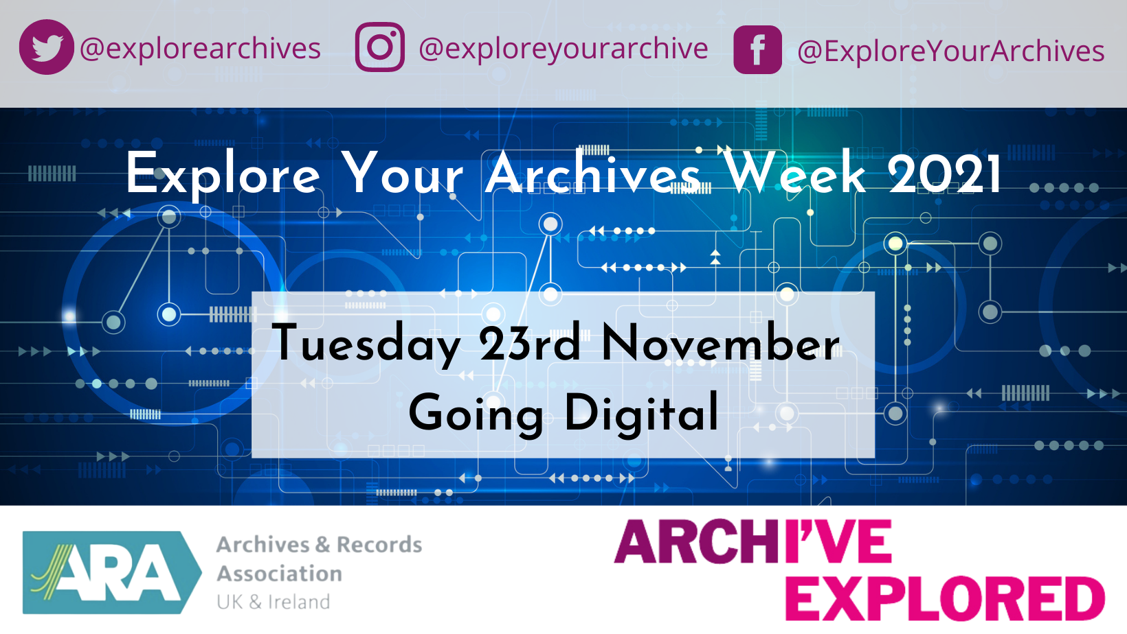 'Explore Your Archive' Week, 20th -28th November 2021 — Explore Your ...